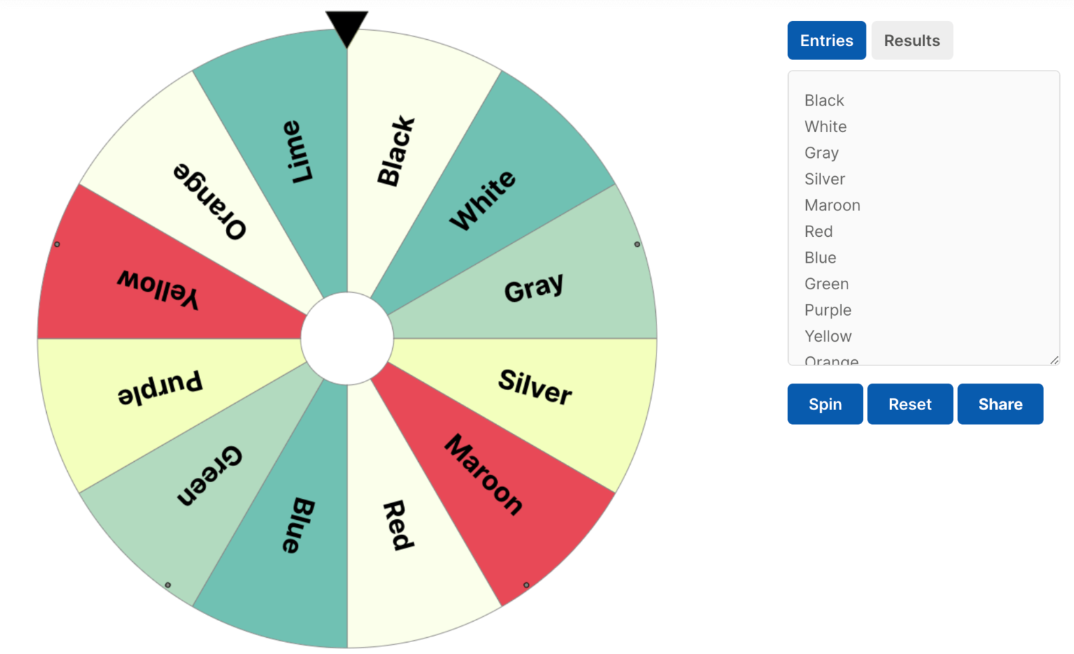 Spinner Wheels Online | Wheels of Fortune | Ready to Use